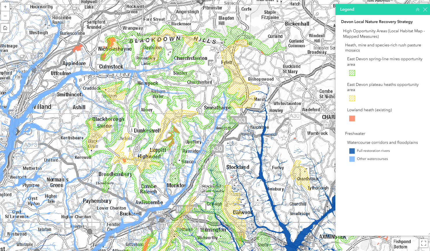 Mapping | Devon Local Nature Recovery Strategy (LNRS) | Devon County ...
