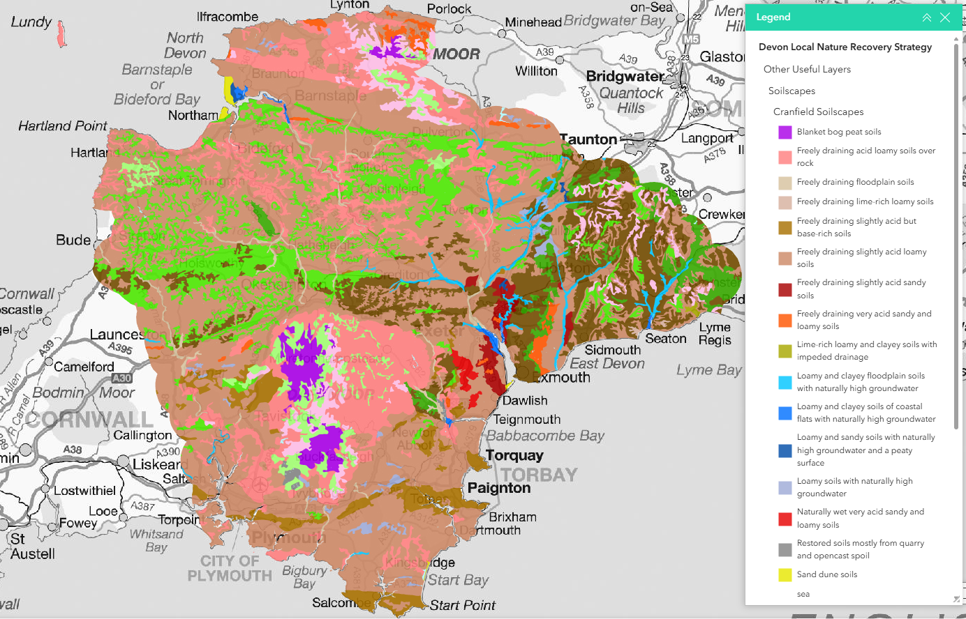 Mapping | Devon Local Nature Recovery Strategy (LNRS) | Devon County Council